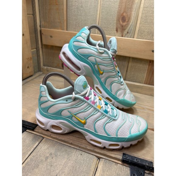 Nike | Shoes | Us7 Nike Air Max Plus Tn Rainbow Tropical Twist Teal ...
